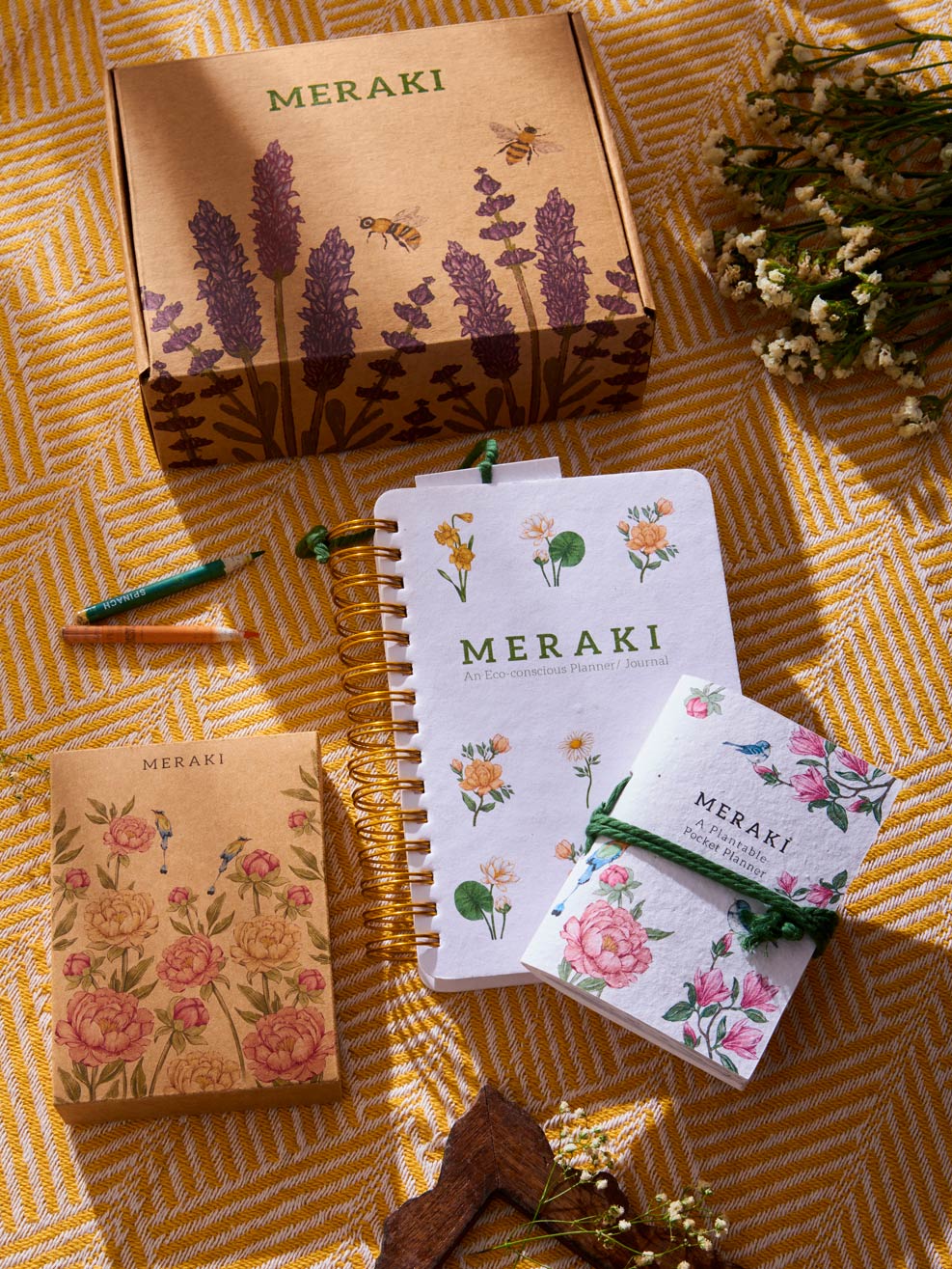 Meraki: A Sustainable Journal and Pocket Planner (Combo Set) — Plan A Plant